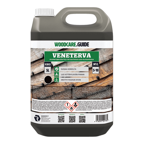 WOODCARE.GUIDE Boat Tar Veneterva - Rakennuskemia
